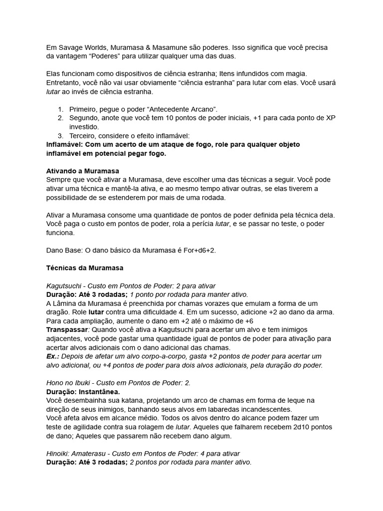Muramasa | PDF