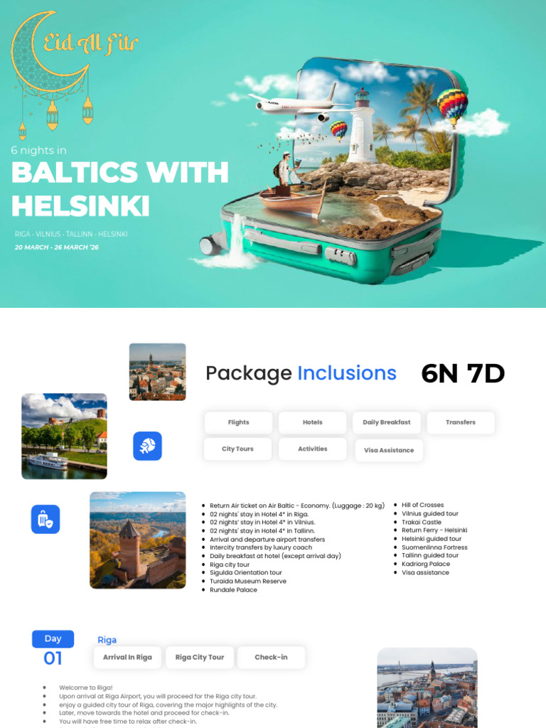 Baltic Tour: Riga, Vilnius, Tallinn, Helsinki | PDF | Helsinki ...