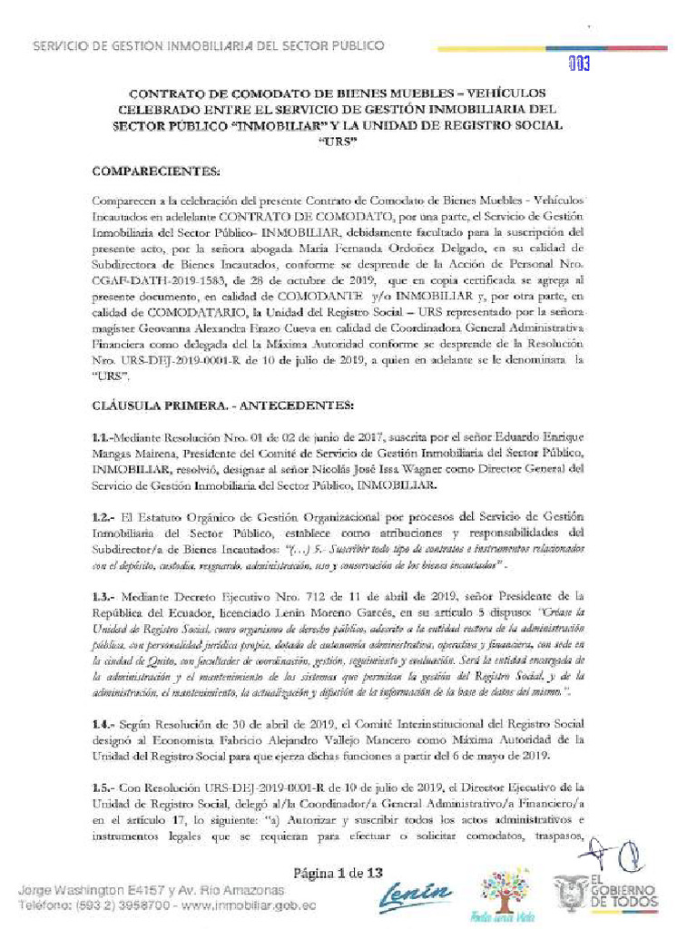 Convenio de Uso 003 Compressed 2020 | PDF