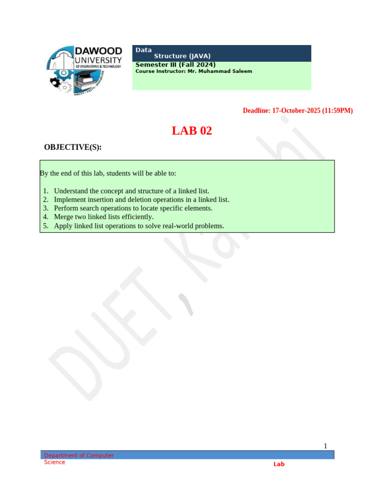 Lab 2 | PDF | Computer Programming | Algorithms And Data Structures