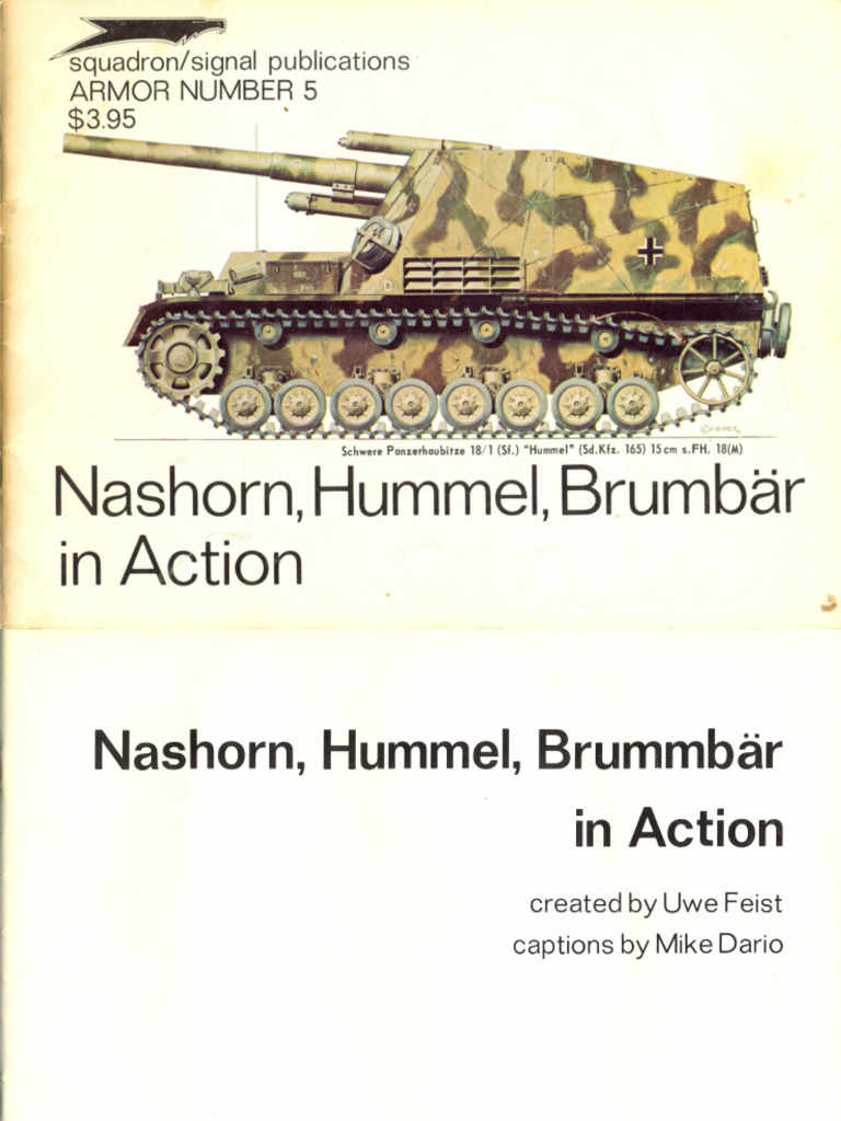 Squadron-Signal - Armor in Action 2005 - Nashorn, Hummel and Brumbär | PDF