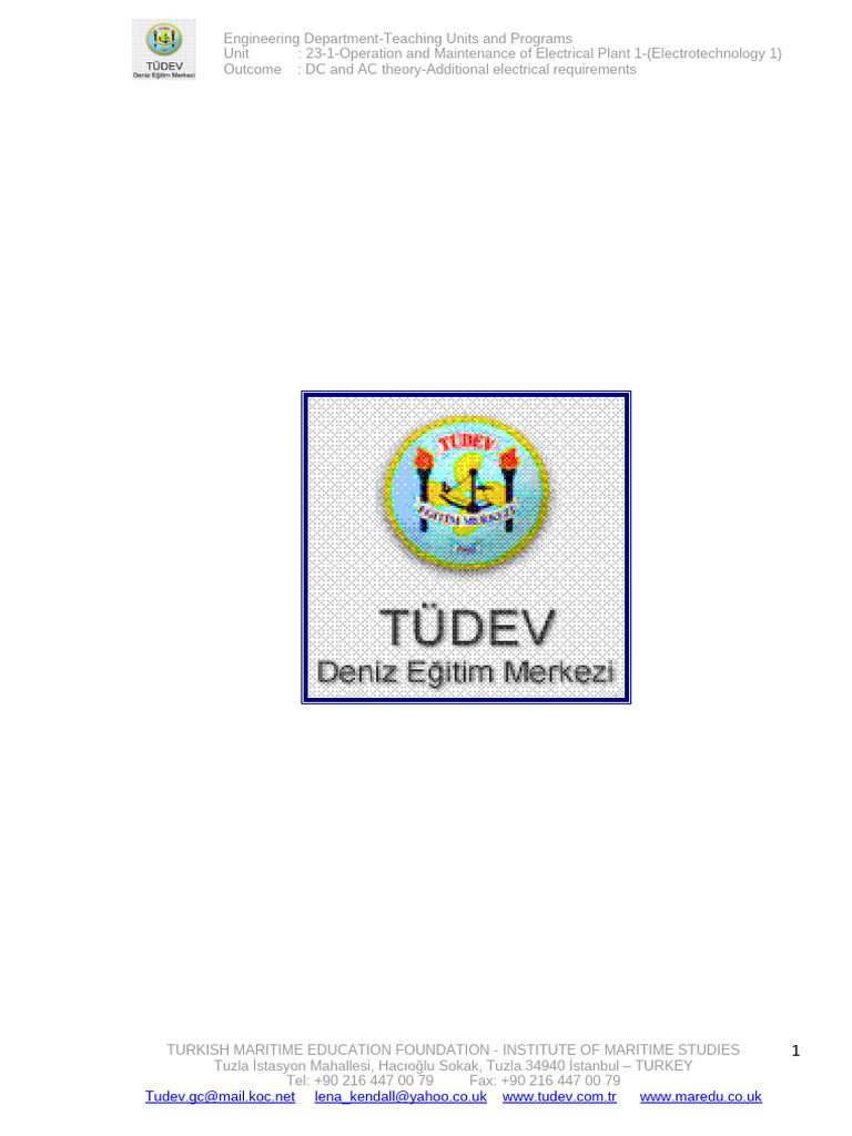 19 Unit 23 1 Electrotechnology 1 003 003 DC and AC Theory 3 Additional ...