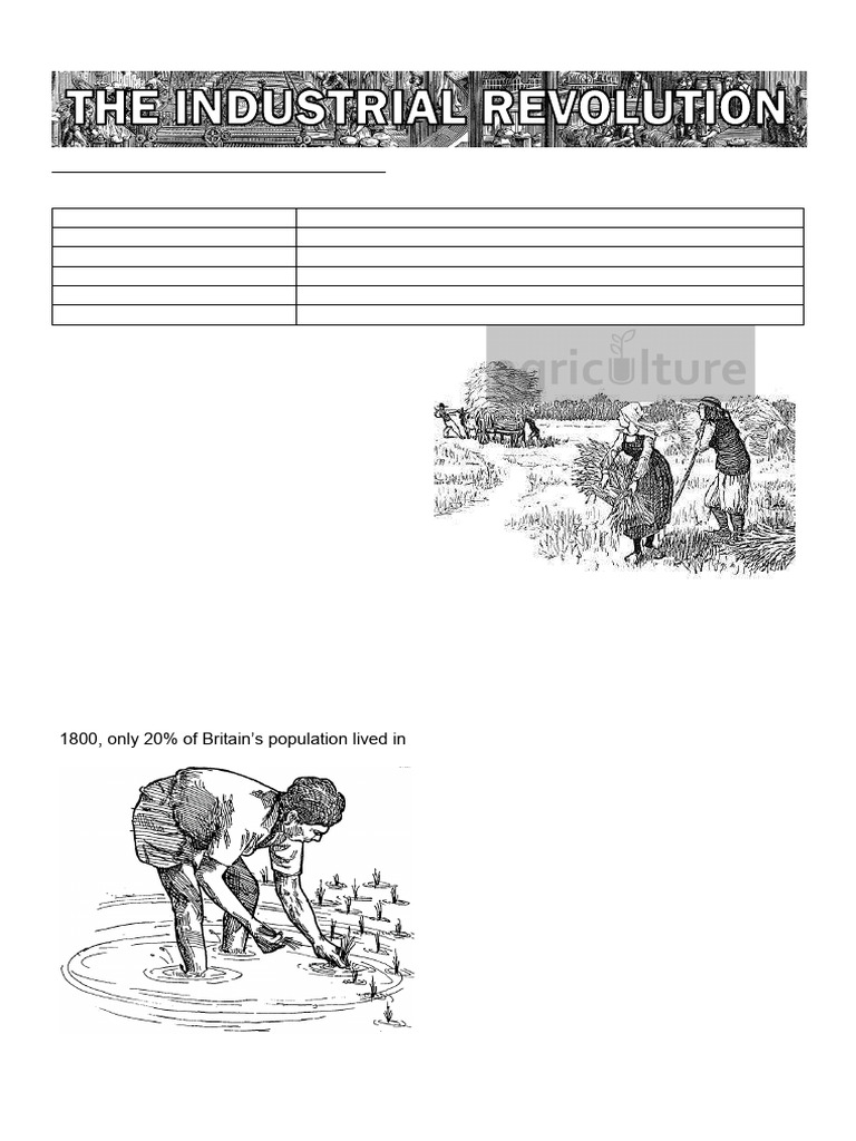 Pre-Industrial Revolution Life and Work | PDF | Agriculture ...