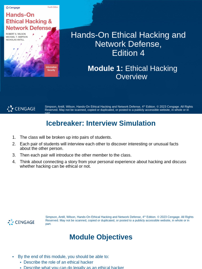Simpson+Antill+Wilson Hands-On+Ethical+Hacking+and+Network+Defense 4e ...