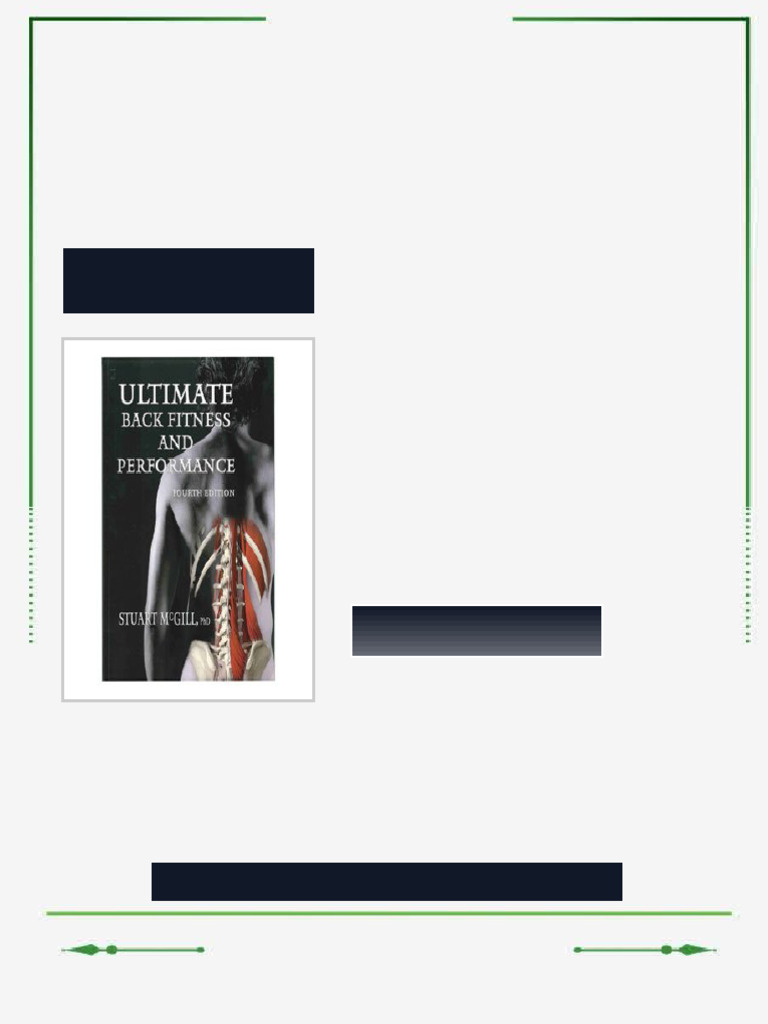 Ultimate Back Fitness and Performance 4th Edition Stuart Mcgill ebook ...