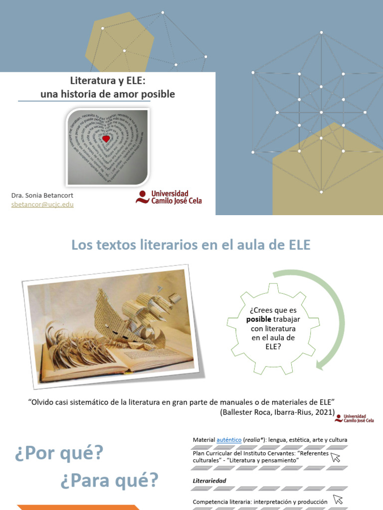 LITERATURA Y ELE | PDF | Amor | Comunicación humana