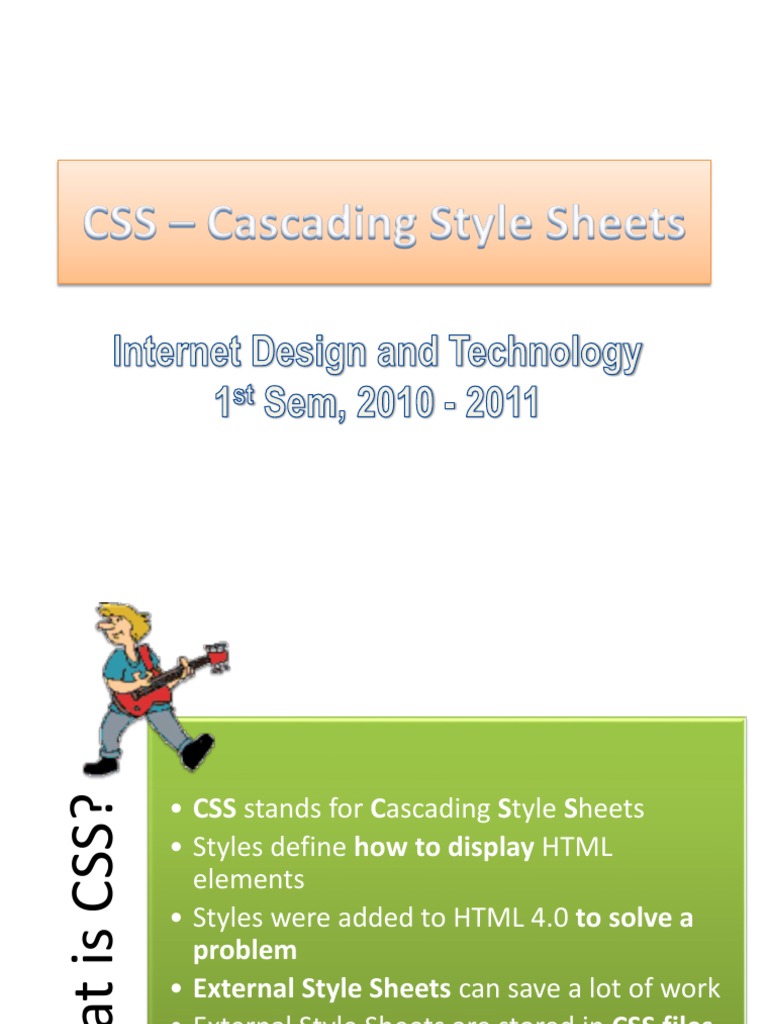 Css Cascading Style Sheets Pdf Cascading Style Sheets Html Element
