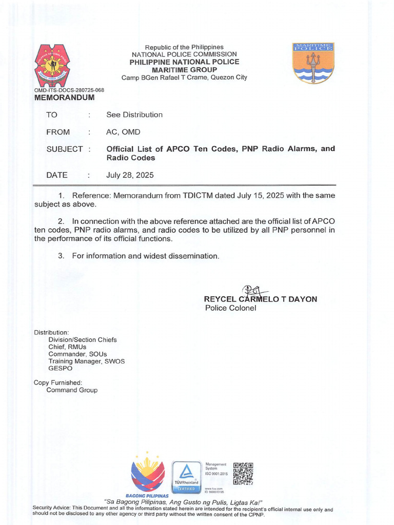 Official List of APCO Ten Codes, PNP Radio Alarms, and (1)_f02dc91f ...