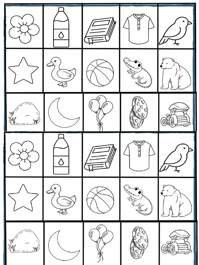 Read and Match Words Pictures Worksheet (1) | PDF