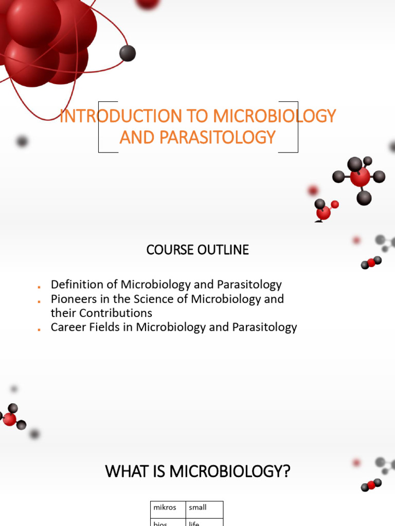 1 Introduction to Microbiology and Parasitology | PDF | Microbiology ...