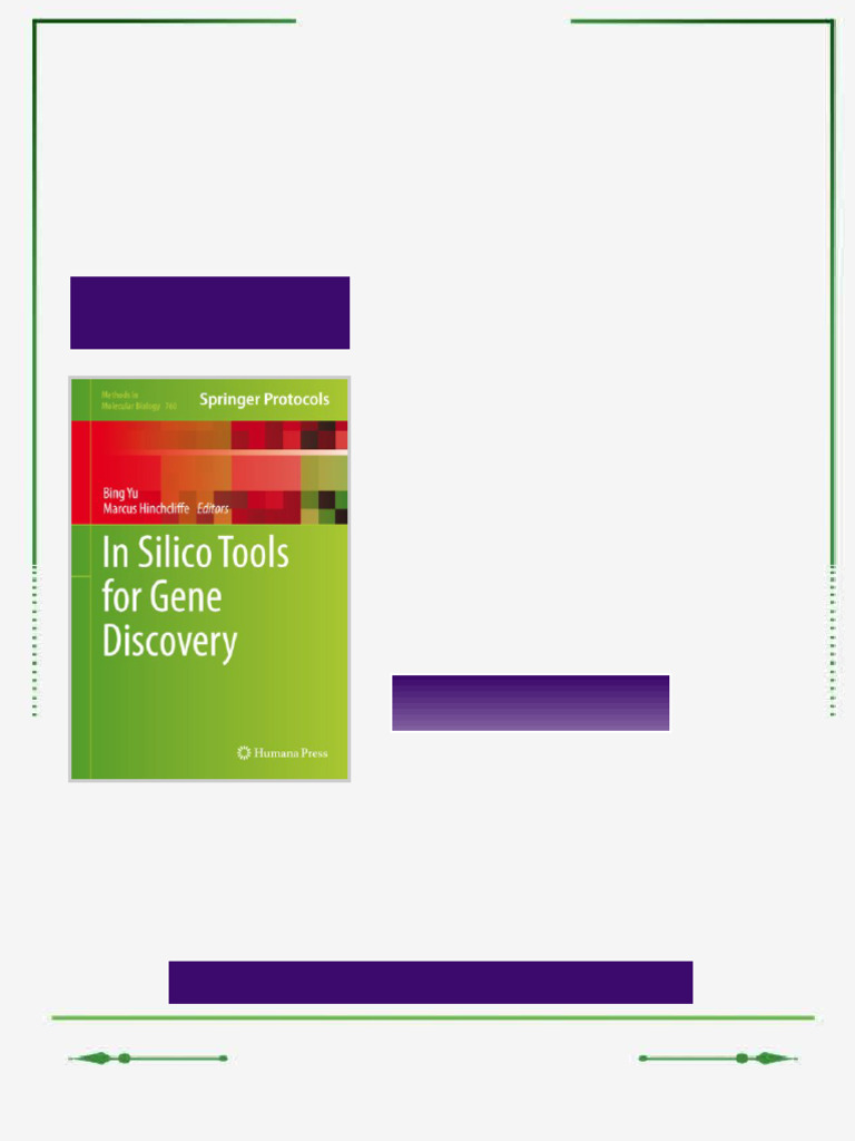 In Silico Tools for Gene Discovery 1st Edition Christopher G. Bell ...