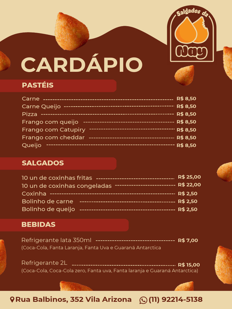 Cardapio (2) | PDF