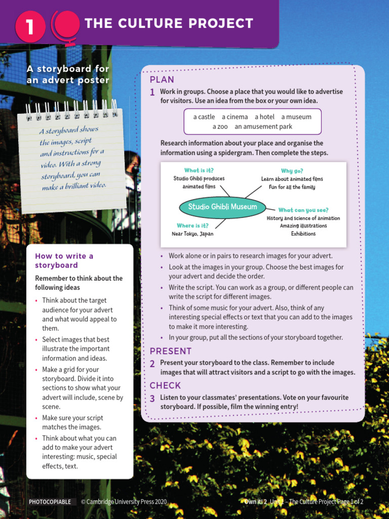 Culture Project Unit1 | PDF