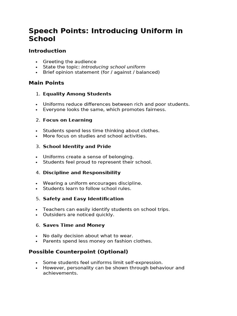 Benefits of School Uniforms Explained | PDF | Reason | Logos