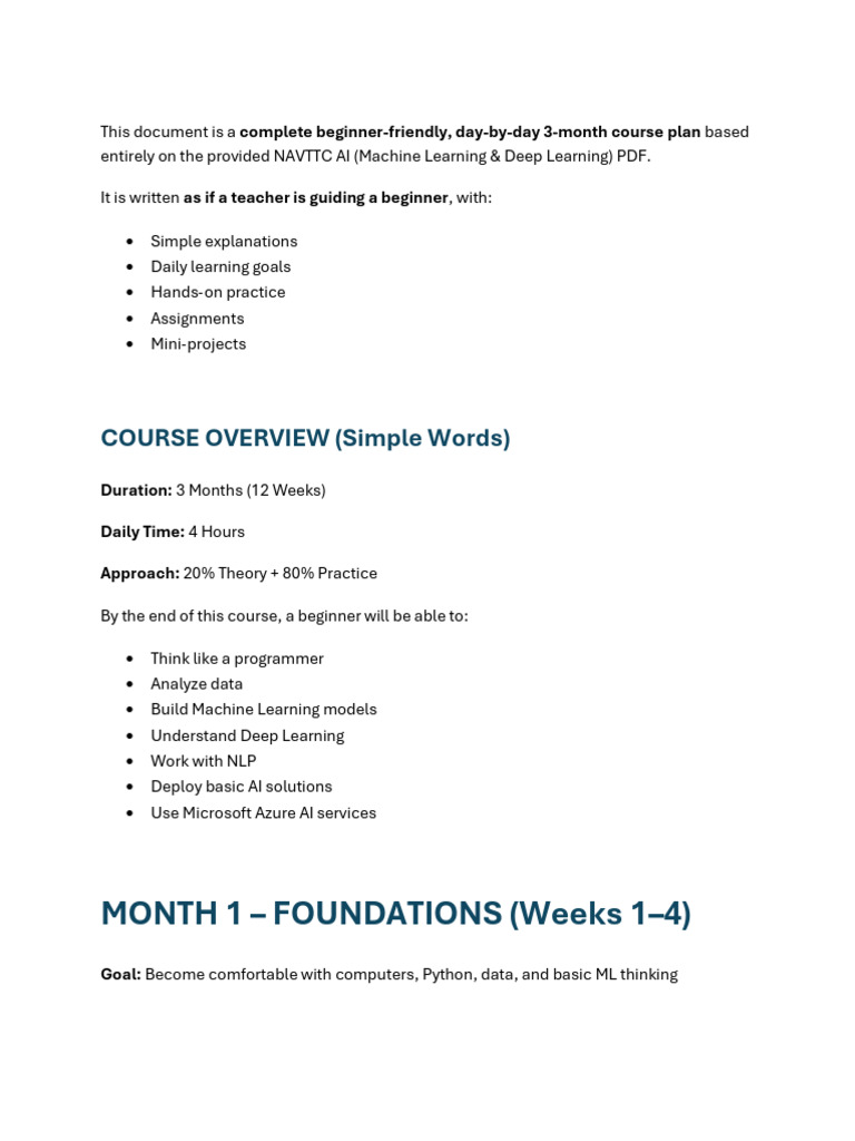 Ai in Details | PDF | Machine Learning | Artificial Intelligence