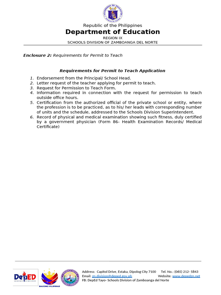 Permit to Teach | PDF