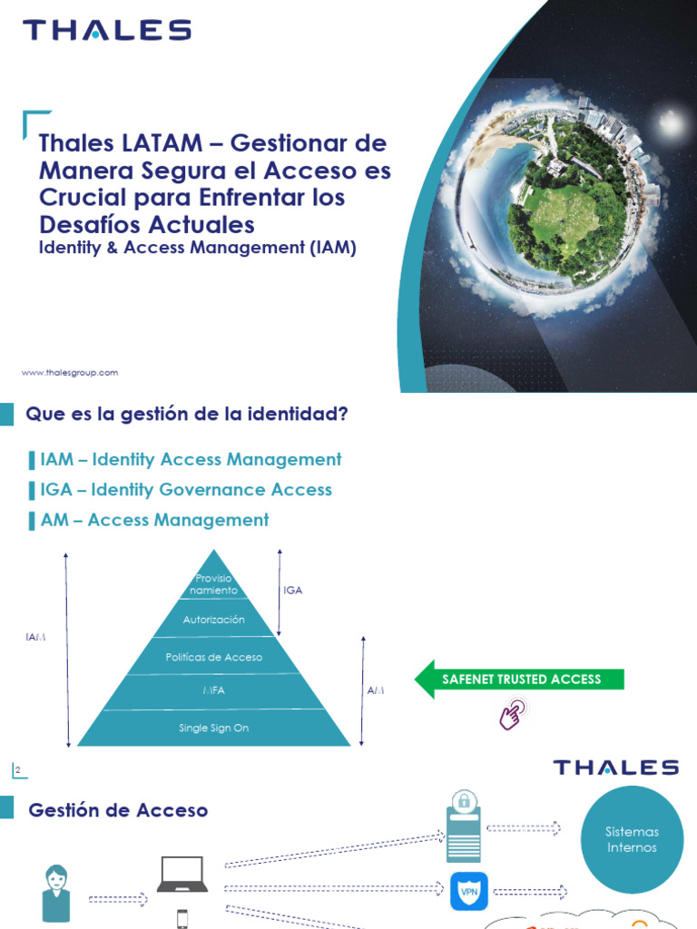 2. STA_Presentación CPL_IAM_Thales_Clientes | PDF | Autenticación ...