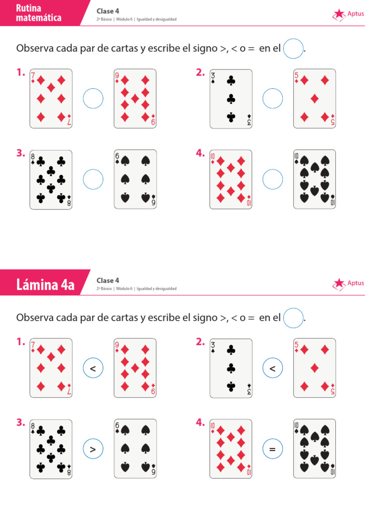 2025 2° básico Matemática Módulo 6 Clase 4 Láminas | PDF