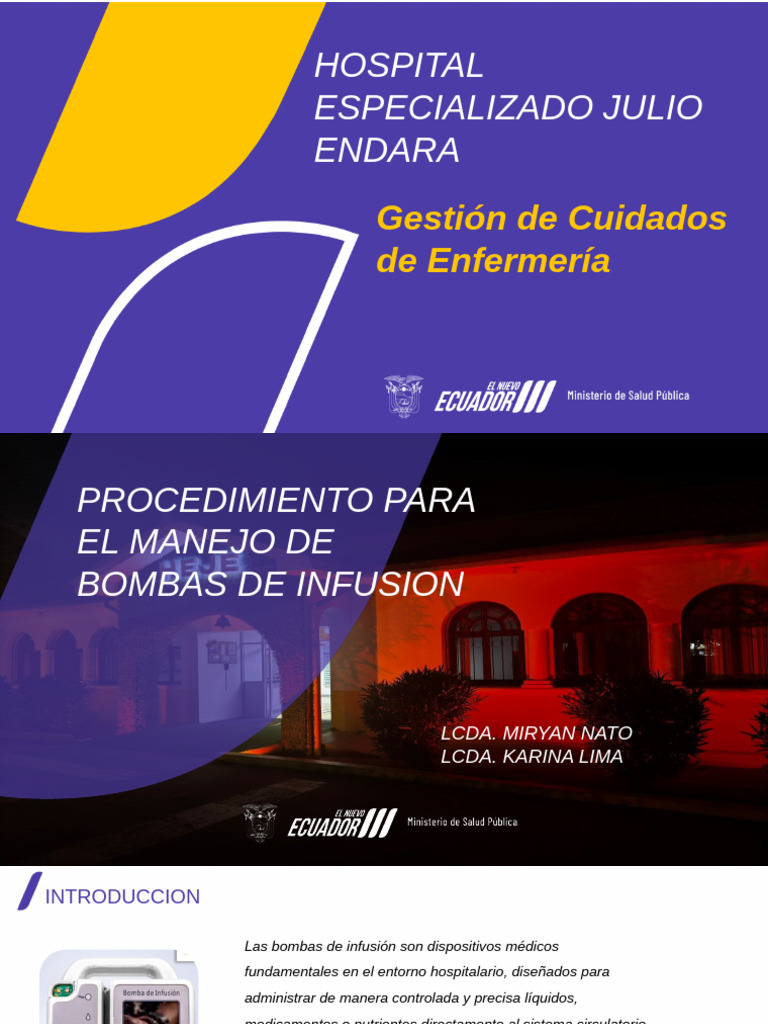 BOMBA DE INFUSION | PDF | Terapia intravenosa | Hospital