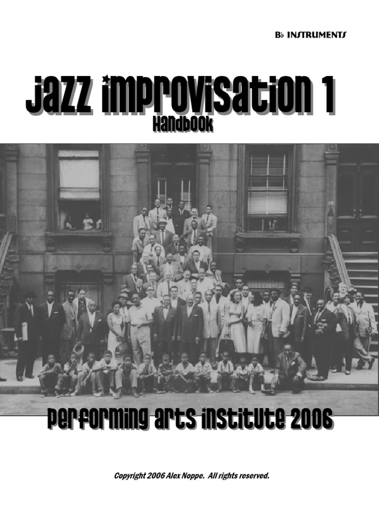 Improvisation i - Bb Instruments Handbook | PDF | Jazz | Mode (Music)