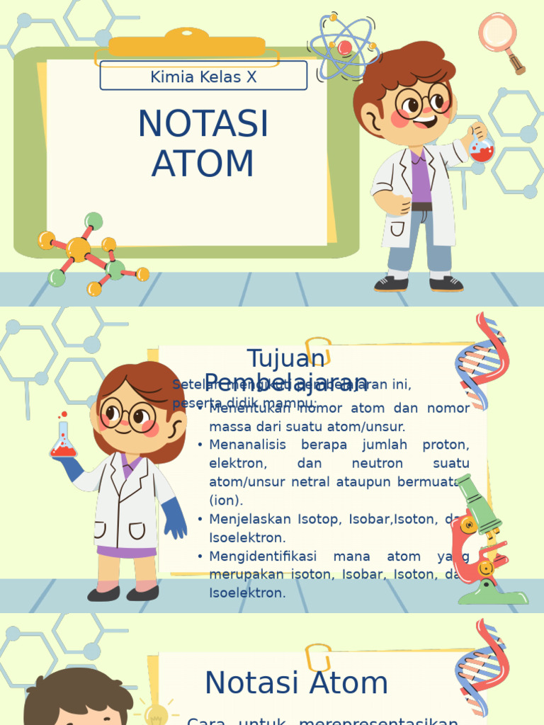 Notasi Atom, Isotop, Isoton, Isobar, dan Isoelektron | PDF