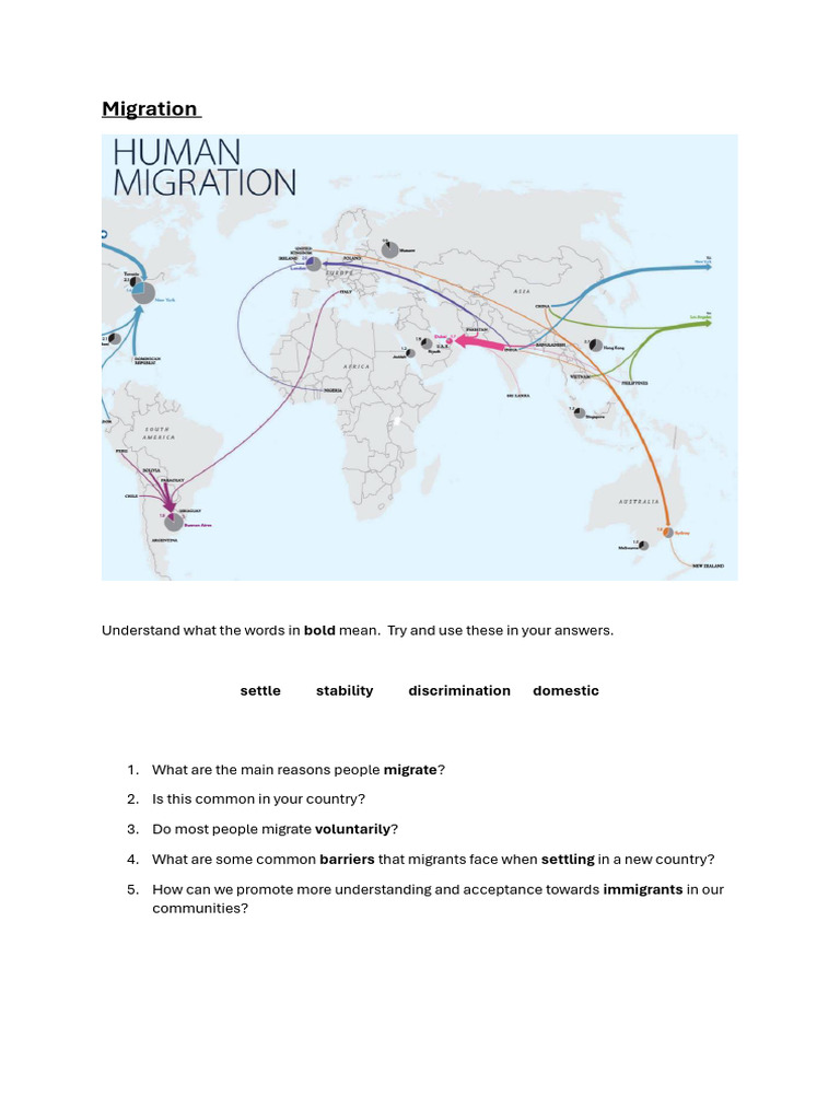 Understanding Migration: Key Concepts and Challenges | PDF ...