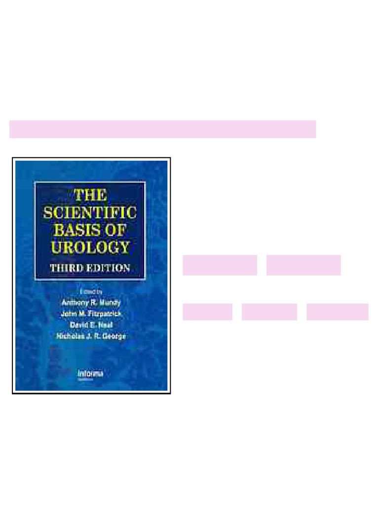 The scientific basis of urology 3rd Edition A R Mundy Full Access | PDF ...
