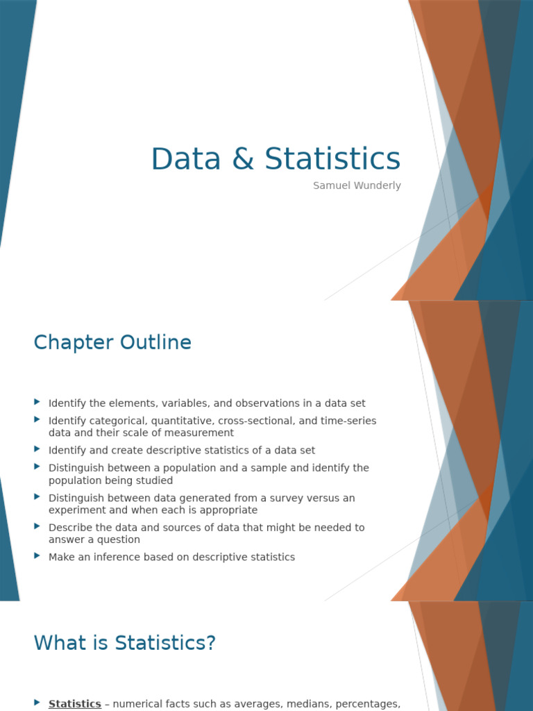 Chapter 1 Slides | PDF | Level Of Measurement | Analytics