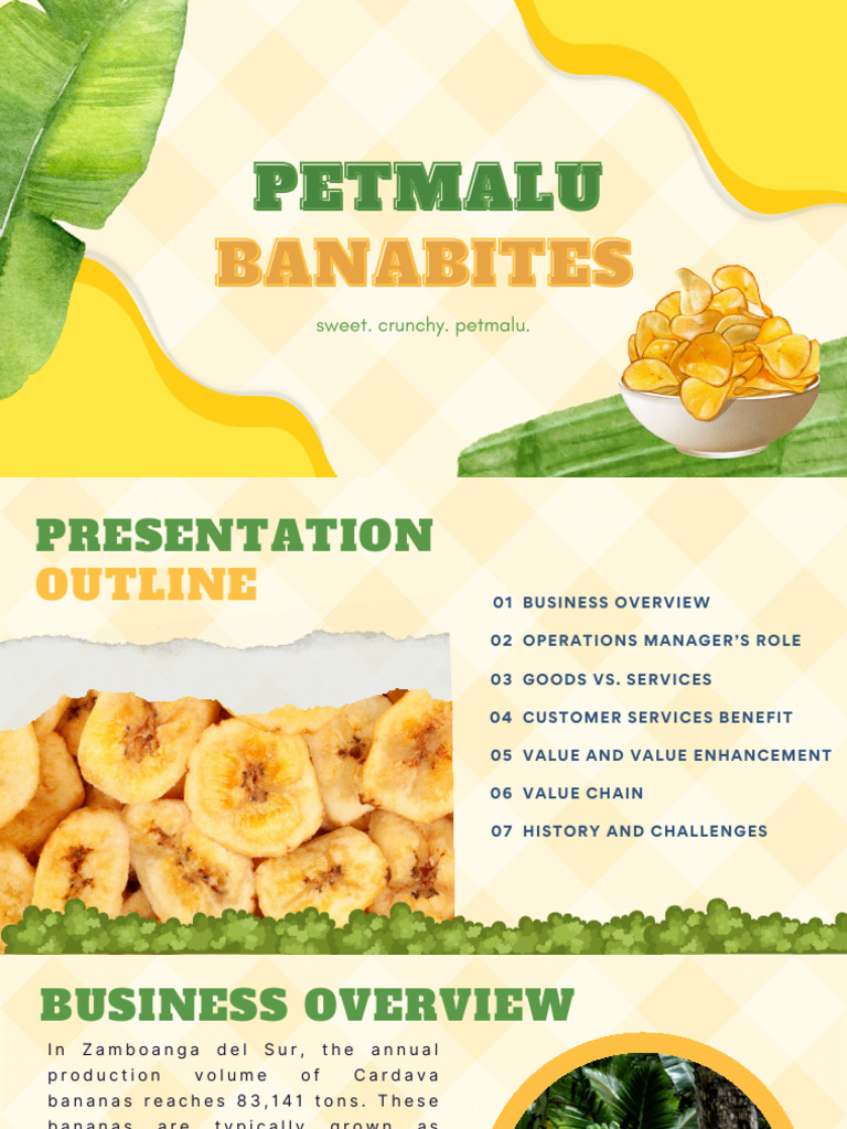 Petmalu Banabites: Crunchy Banana Chips | PDF | Supply Chain | Business