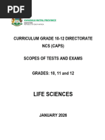 Grade 12 Life Sciences SBA 2025 Guide | PDF