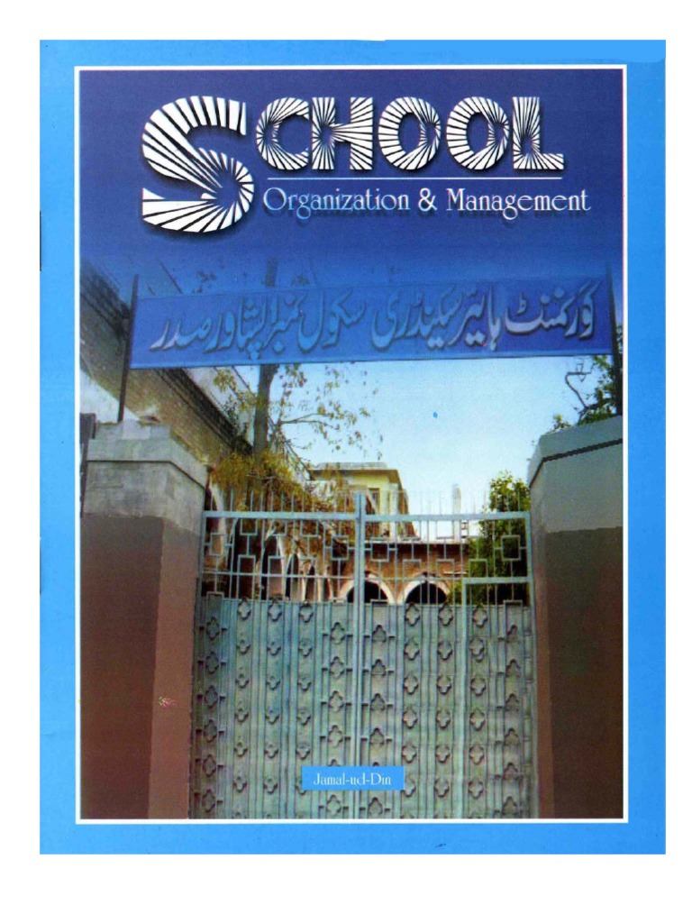 School Organization and Management | PDF | Philosophy Of Education ...