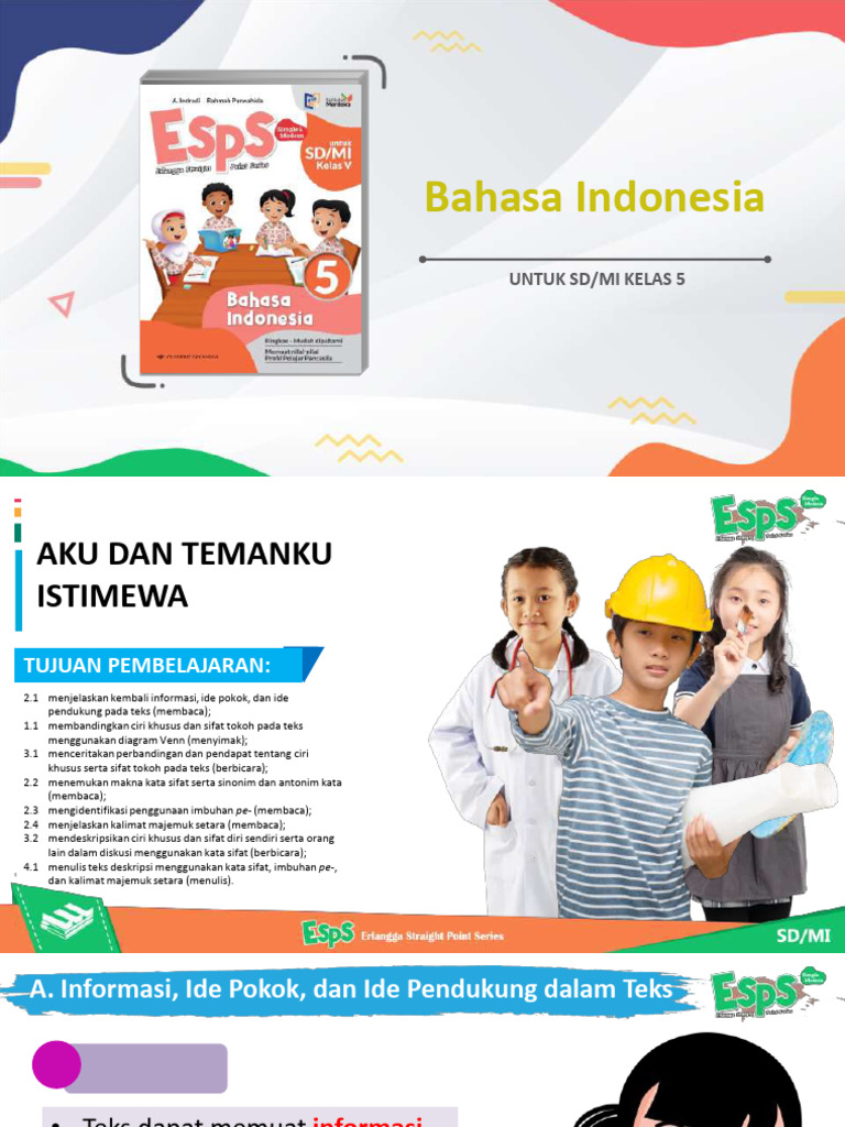 Media Pembelajaran Bahasa Indonesia SD Kelas 5 | PDF
