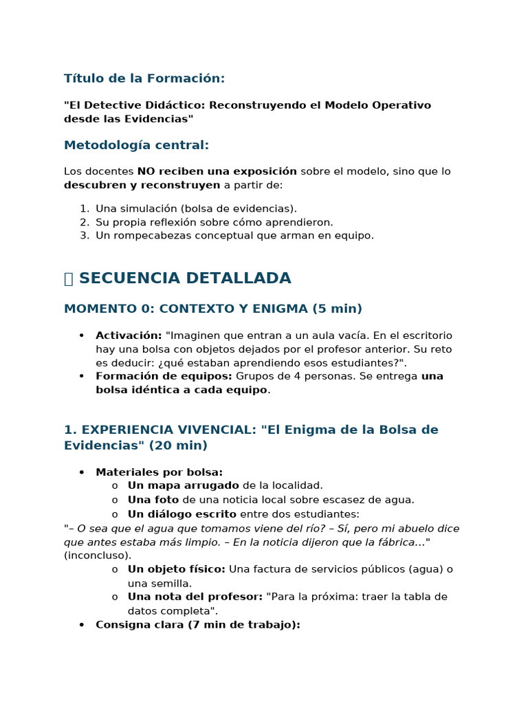 Cinco Momentos | PDF | Enseñando | Maestros