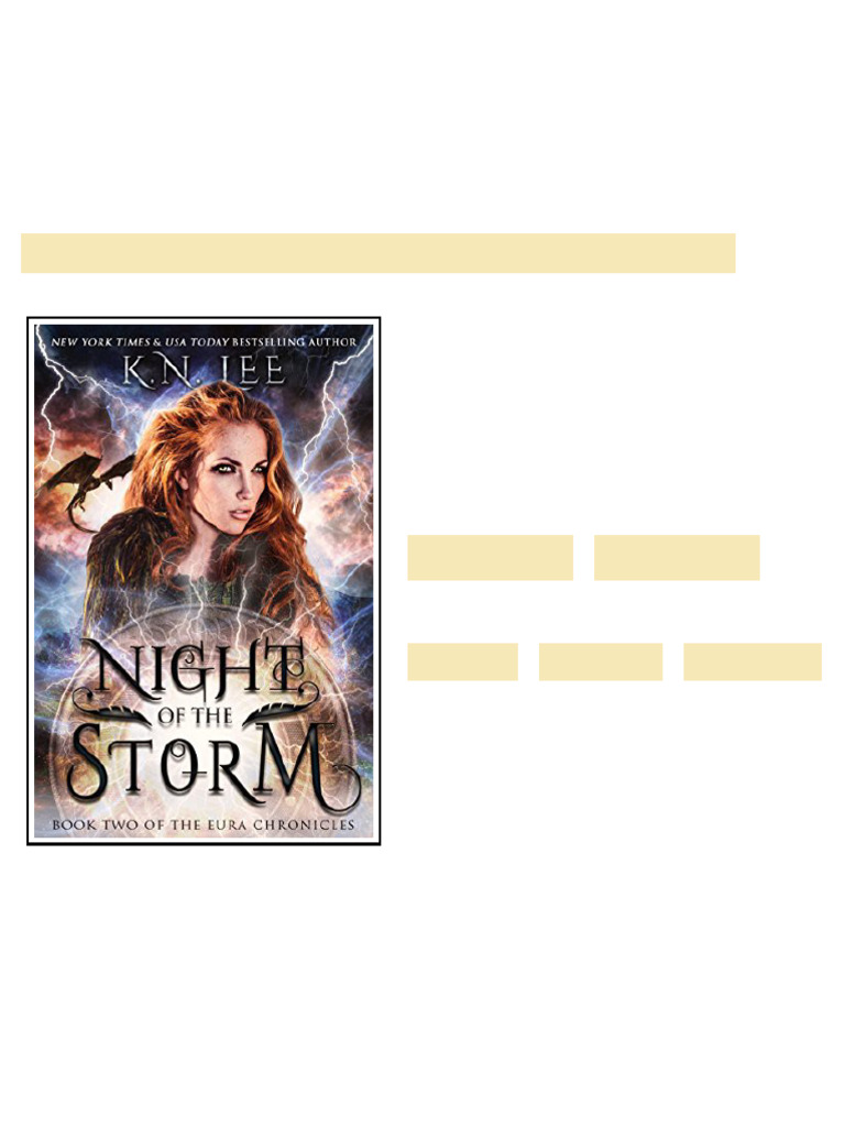 Night Of The Storm K N Lee Lee K N ebook on demand access | PDF