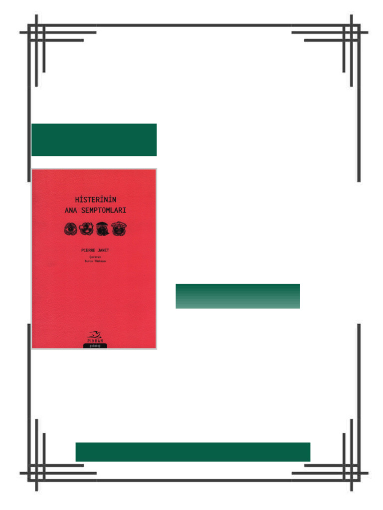 Histerinin Ana Semptomları 1st Edition Pierre Janet ebook integrated ...