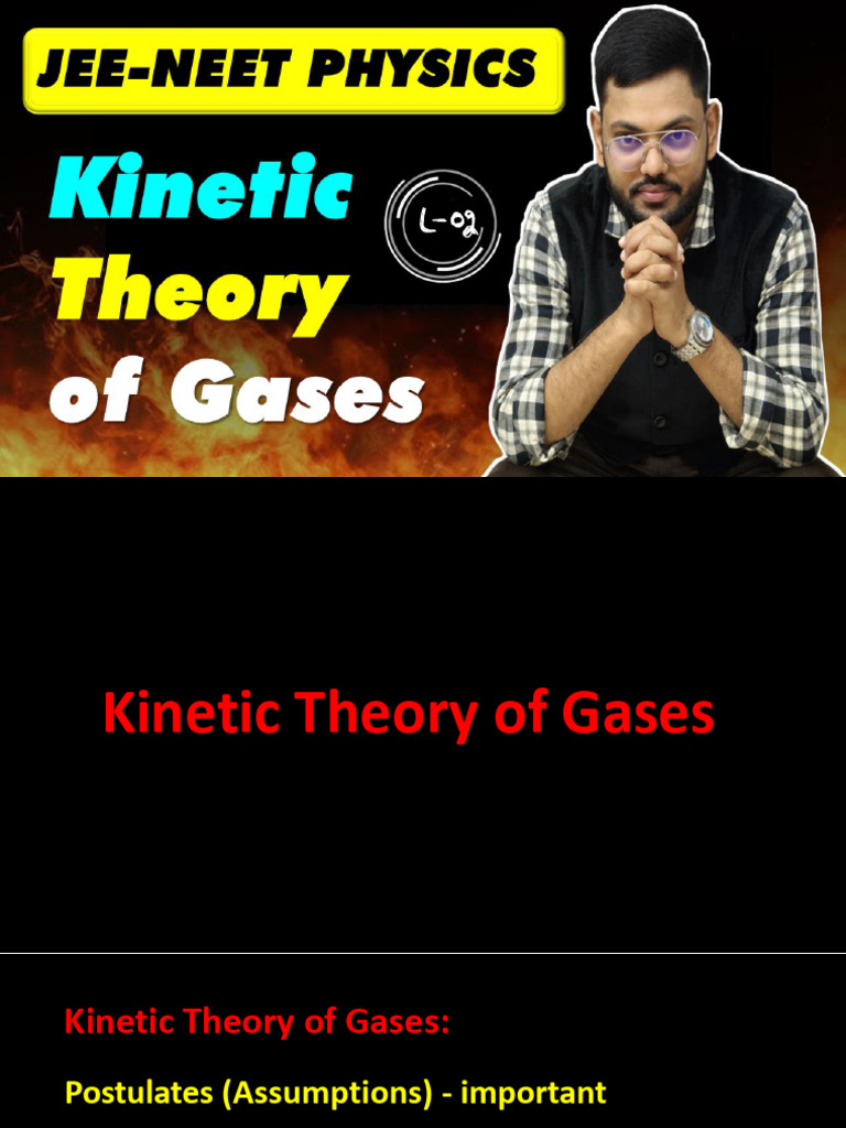 Kinetic Theory of Gases Explained | PDF | Gases | Statistical Mechanics