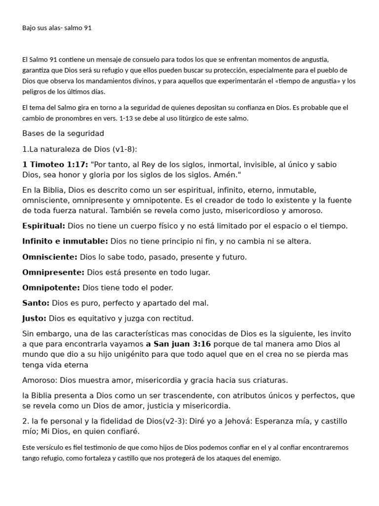 Sermon Camy | PDF | Dios | Salmos