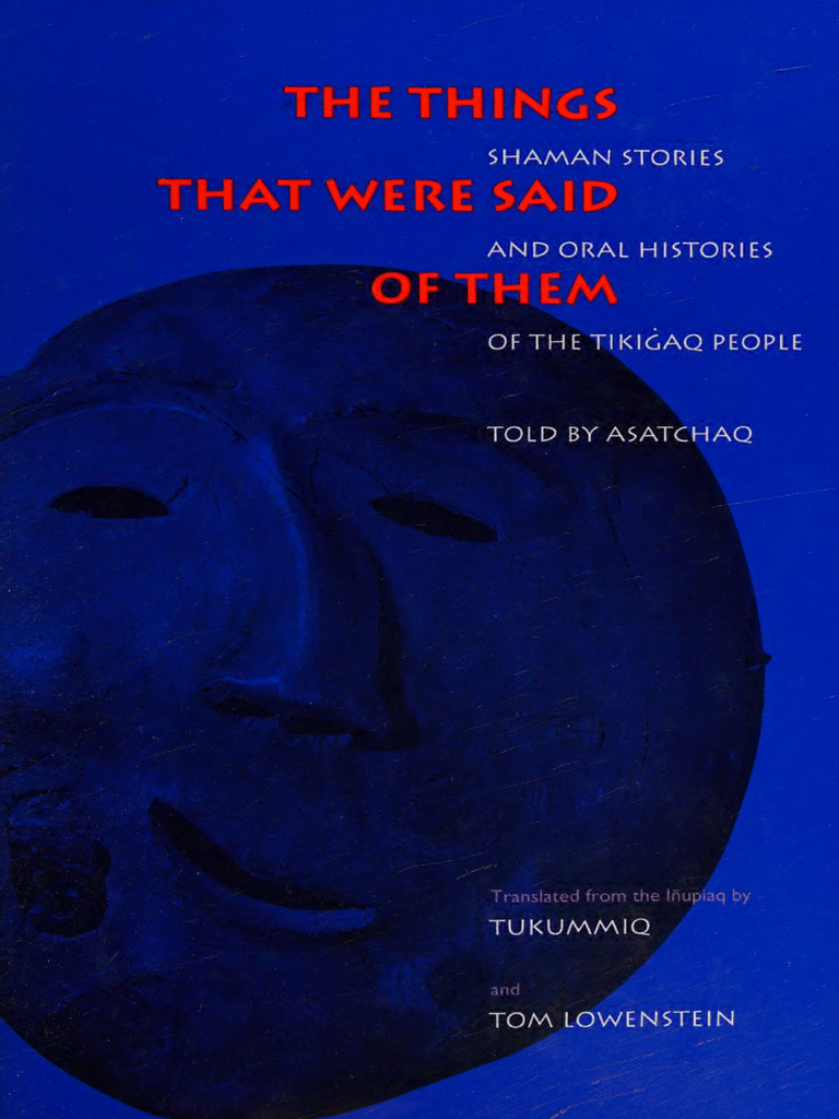 The Things That Were Said of Them | PDF | Syllable | Vowel