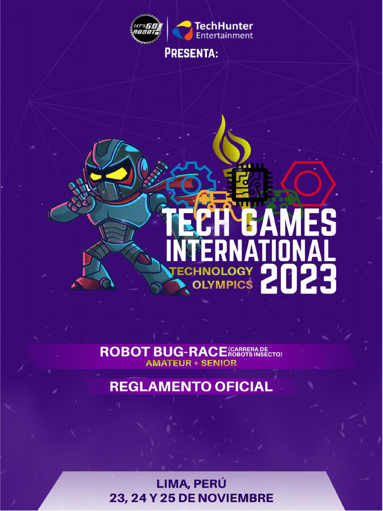 Bug-Race - Reglamento Oficial Tech Games International | PDF | Robot ...