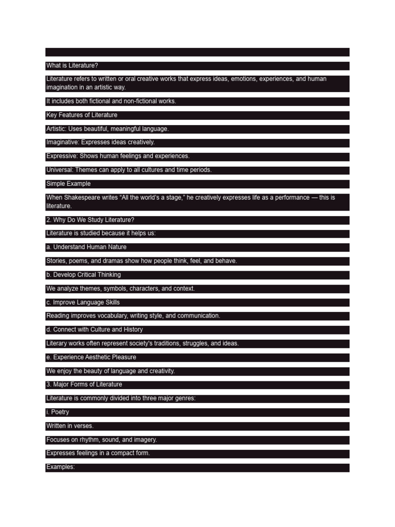 Understanding Literature and Its Forms | PDF | Beowulf | Anglo Saxons