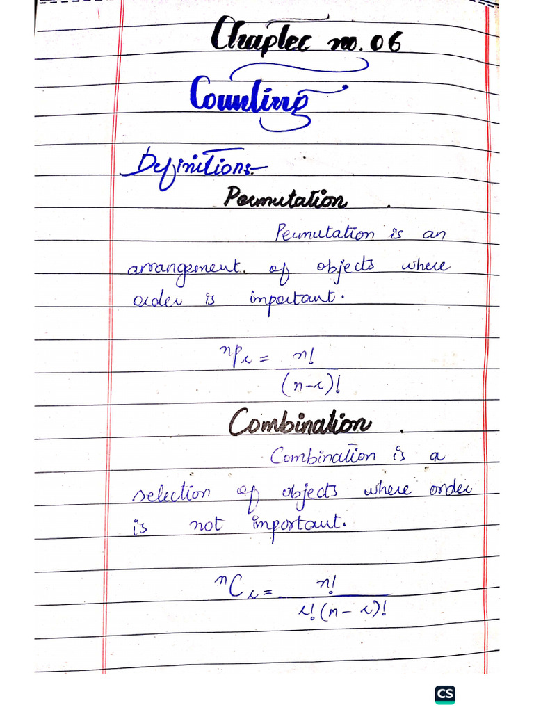 Chp#6 Counting | PDF