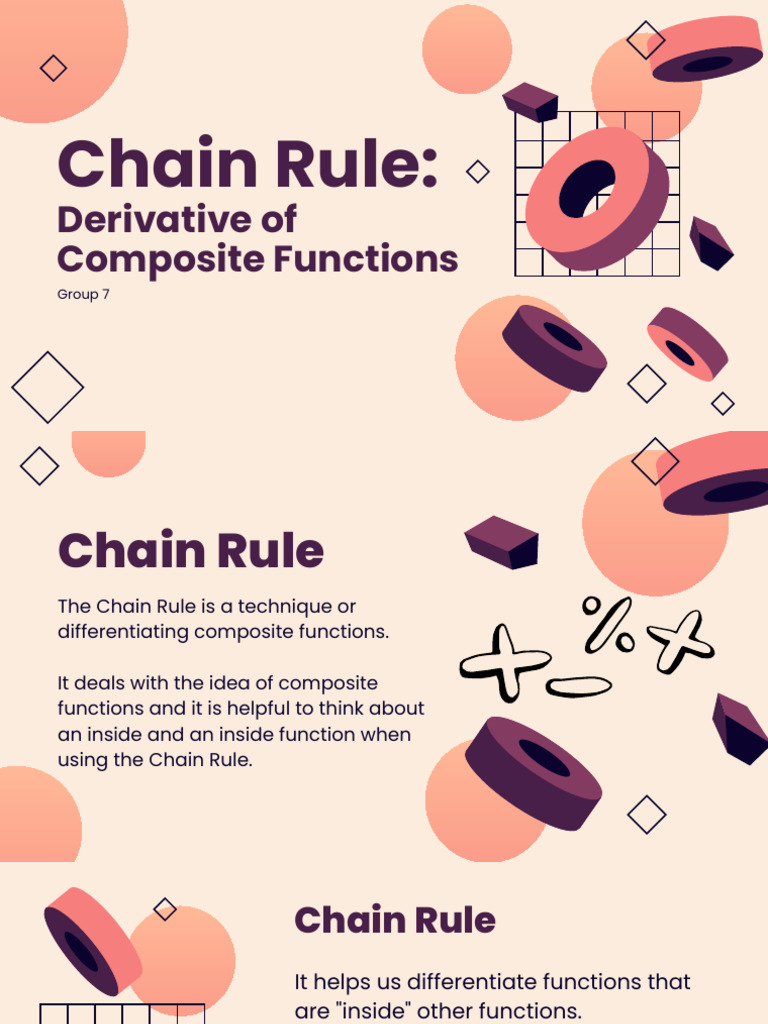 Chain Rule for Composite Functions | PDF