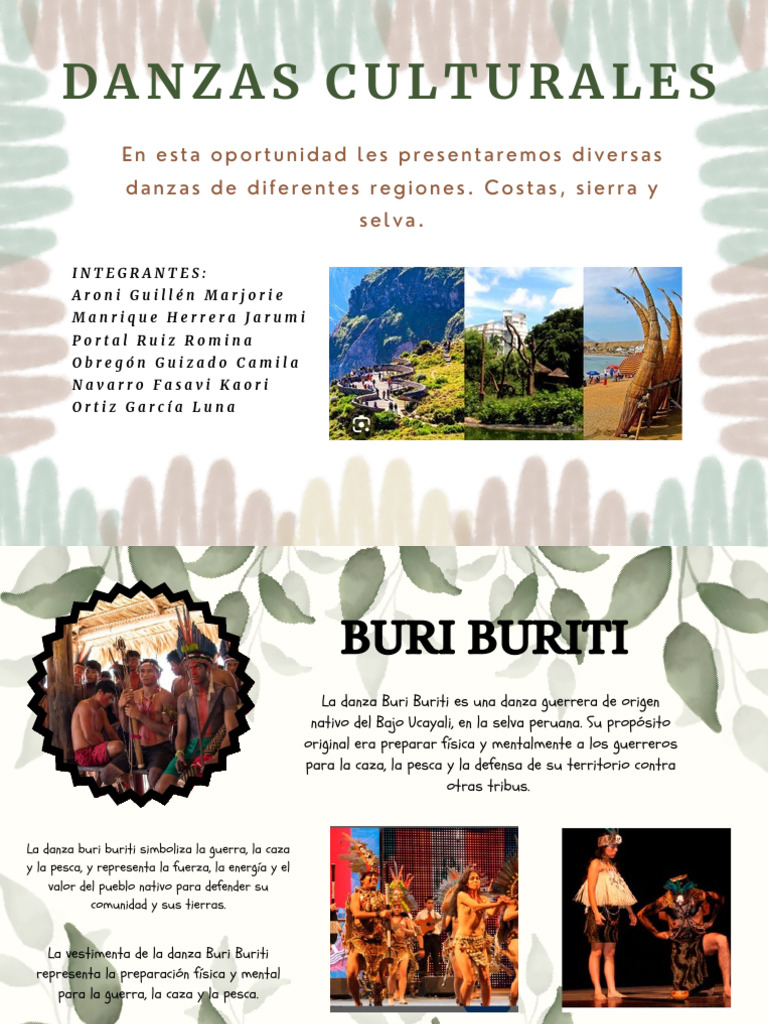 Danzas Culturales Costa Sierra y Selva_20251202_235224_0000 | PDF ...