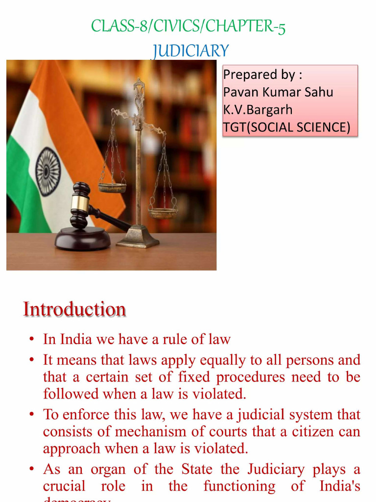 Judiciary | PDF