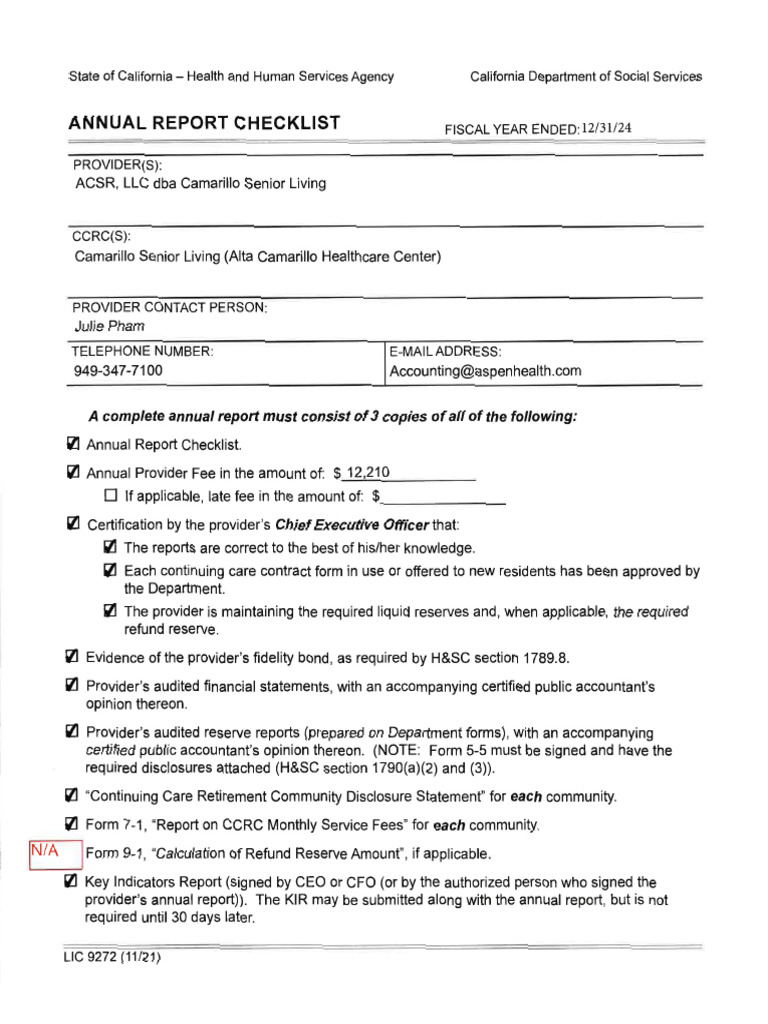 ACSR LLC Annual Report 2024 | PDF