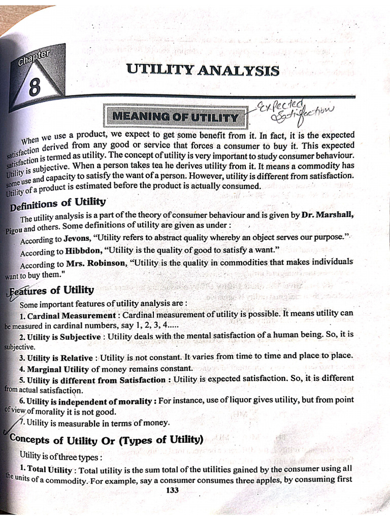 Utility Analysis | PDF