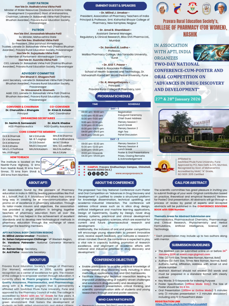 National Conference Jan 2026 New | PDF | Pharmacy | Pharmacology
