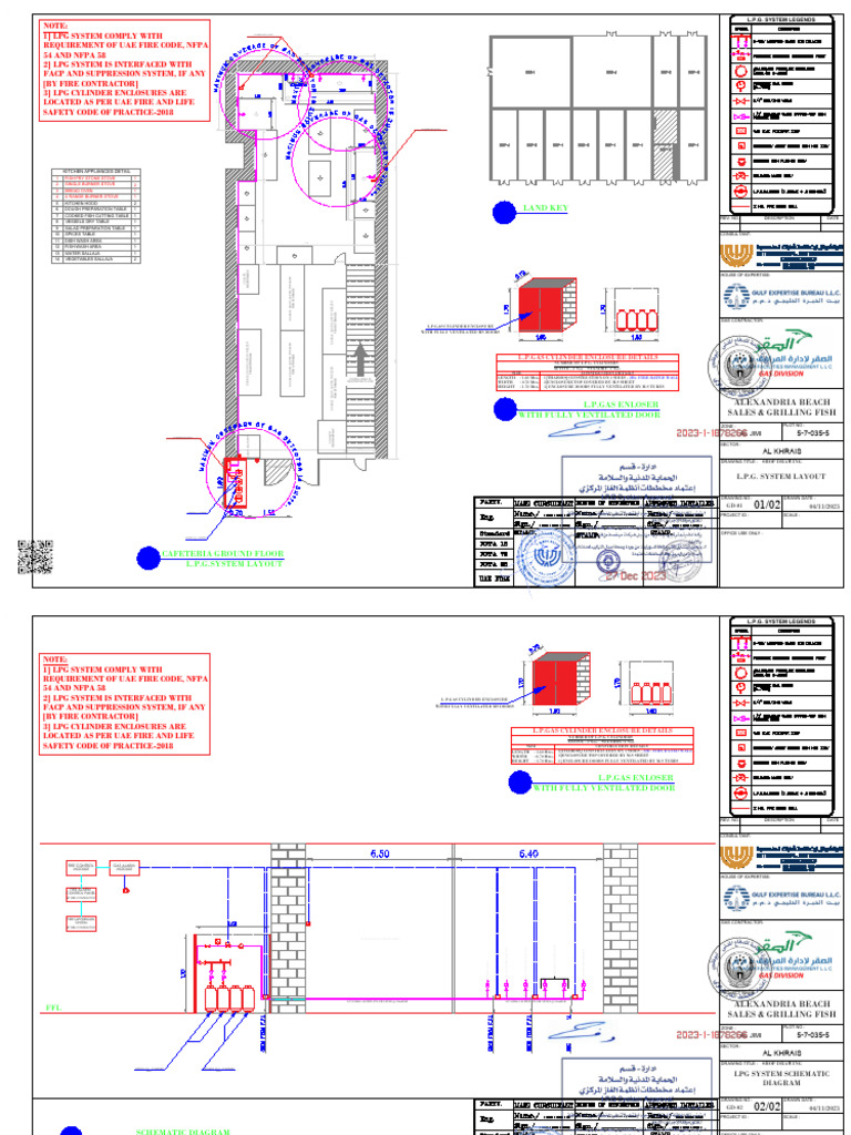 Gas Shop Drawing Alexandria Beach Restaurant 20.12.2023 Stamped | PDF | Liquefied Petroleum Gas ...