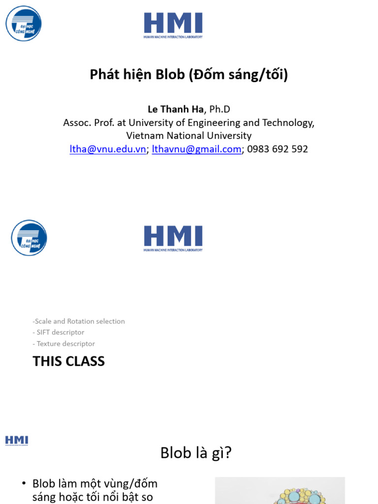 11. Computer vision - Phát hiện blob | PDF