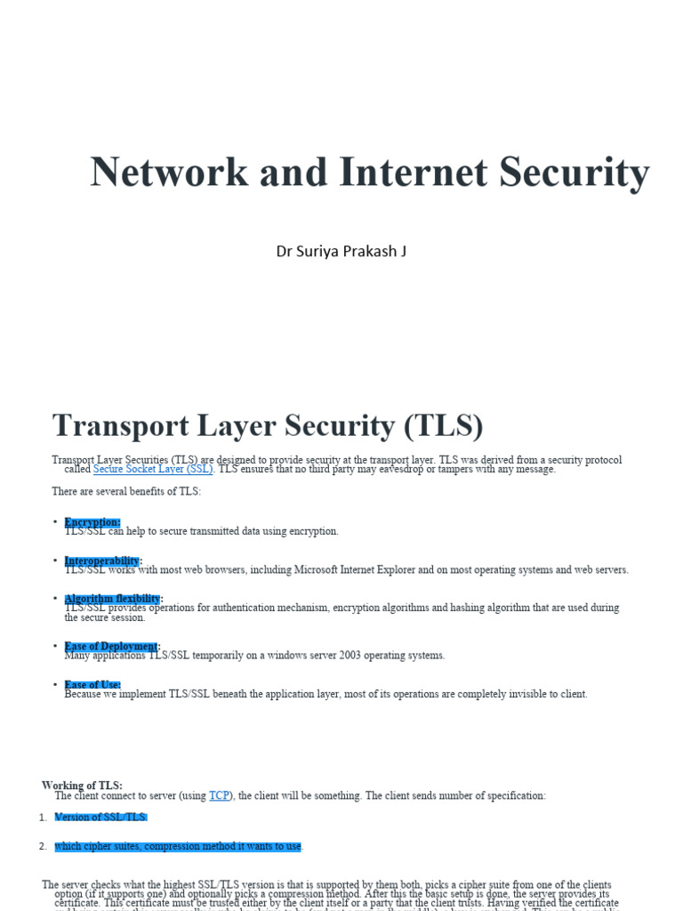 Module 5 Cns | PDF | Transport Layer Security | Secure Shell
